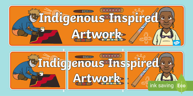 Indigenous Australian Inspired Art Display Banner