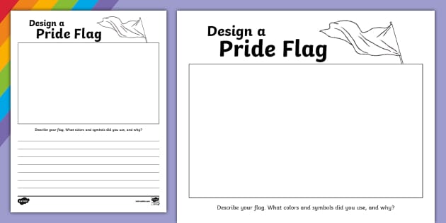 Custom Pride Flags Worksheet Resource Twinkl USA Custom Pride Flags Worksheet Resource Twinkl USA