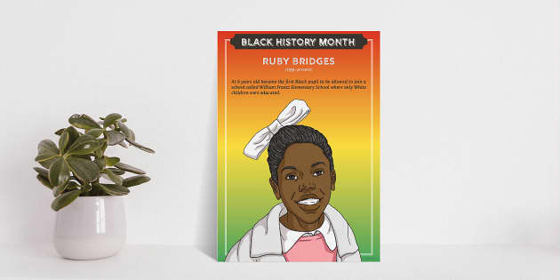 Ruby Bridges Postcard | Twinkl Party (teacher made) - Twinkl
