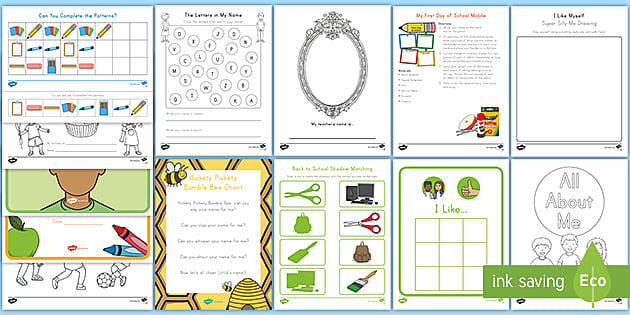 Back-to-School Activities | Pre-K and Kindergarten | Twinkl