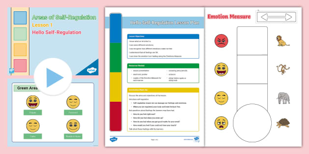 OT: Areas of Self-Regulation Lesson Plans: 1. Hello Self-Regulation