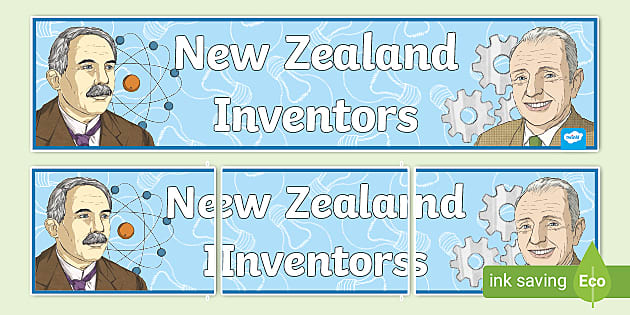 New Zealand Inventors Banner (teacher made) - Twinkl