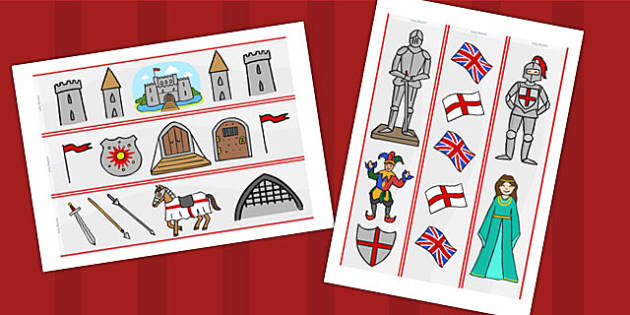 Castles and Knights Display Borders (teacher made)