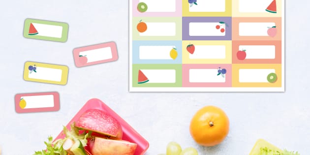 Meal Planner Stickers for Parents - Editable Labels - Twinkl