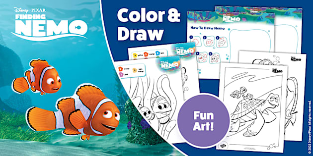 find nemo coloring pages