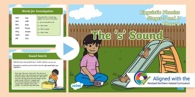 Linguistic Phonics Stages 5/6 Phase 2 's' Sound PowerPoint
