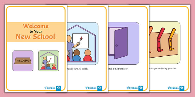 Twinkl Symbols: My New School Transition Booklet - Twinkl