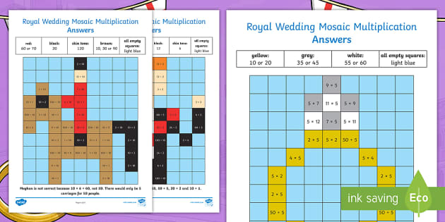 KS1 Royal Wedding 2, 5 and 10 Multiplication and Division Facts Maths ...