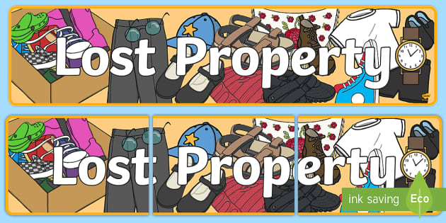 Lost Property Role Play Banner (teacher made)