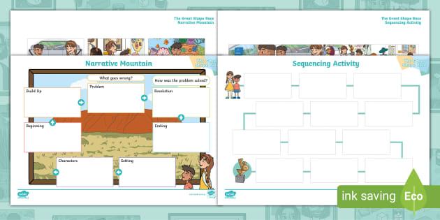 Great Shape Race Sequencing and Narrative Mountain Activity