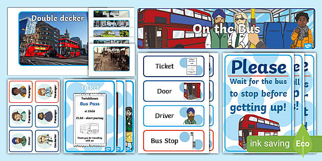 On the Bus Role Play Pack (teacher made) - Twinkl