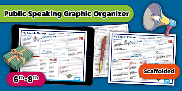 Speech Writing Guide | Graphic Organizer | Twinkl USA