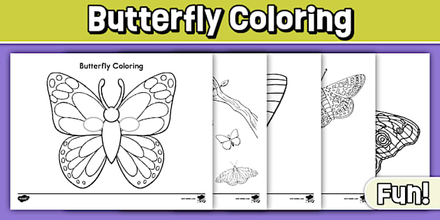 Butterfly Coloring Pages