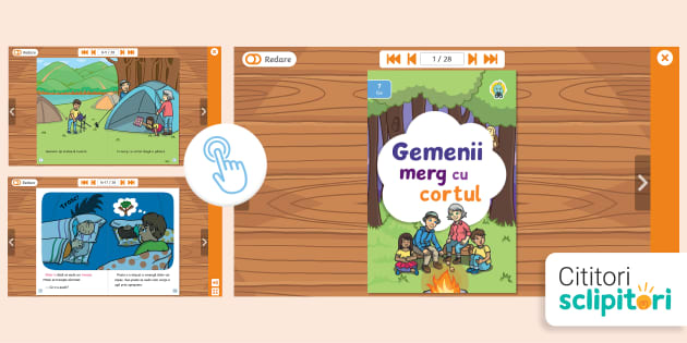 Grupul de litere Ge: Gemenii merg cu cortul – Plan de literație