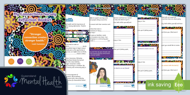 FREE! - My Connections Mental Health Survey and Reflection Booklet