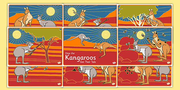 FREE! - Aboriginal Dreamtime How the Kangaroos Got Their Tails Sequencing