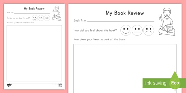 Book Report Template | Printable ELA Resources | K-2