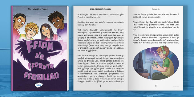 eLyfr Ffion a'r Fforwyr Ffosiliau