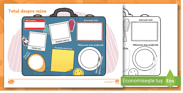 Cel mai prețios bagaj: Totul despre mine – Activitate