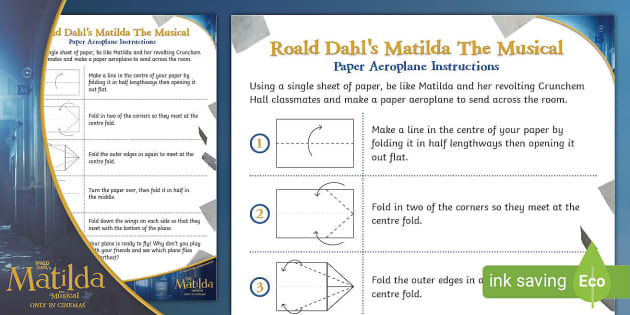 Roald Dahl's Matilda The Musical Activities for Kids