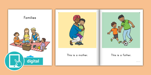 Families Emergent Reader eBook (Teacher-Made)