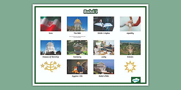 Baháʼí Faith Word Mat for Lower KS2 (teacher made)