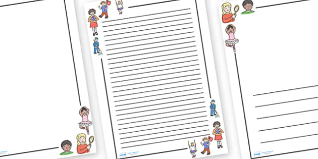 FREE! - Monday's Child Page Borders (teacher made) - Twinkl