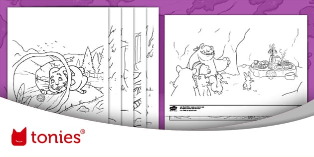 FREE! - Twinkl and Tonies: A Monster Surprise Colouring Pages