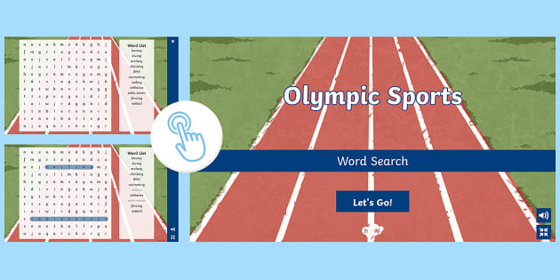 Interactive Olympic Sports Word Search | Twinkl Go! - Twinkl