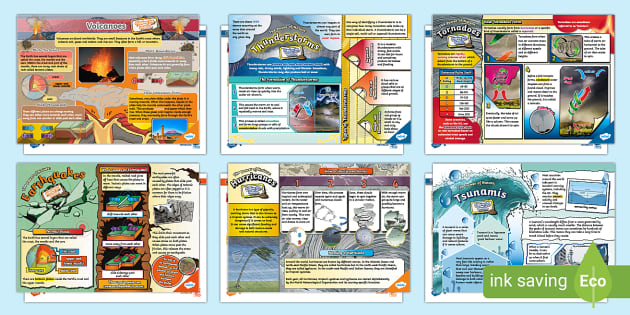 LKS2 The Power of Nature Infographic Reading Comprehension