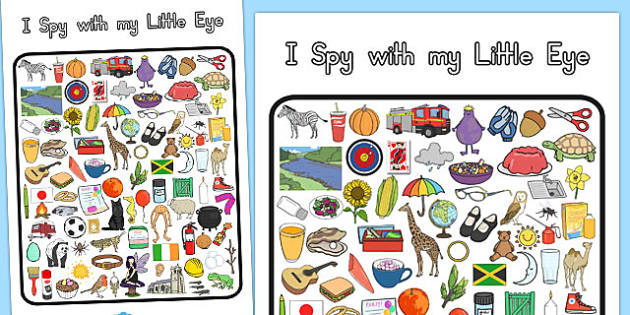 I Spy With My Little Eye Activity 2
