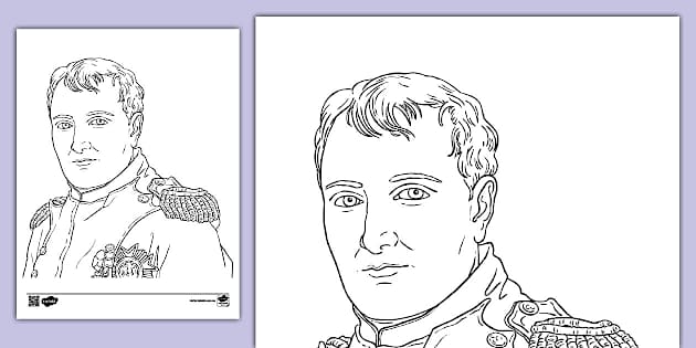 napoleon coloring sheet
