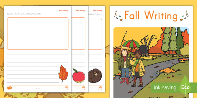 Fall Writing Activity Booklet (teacher made) - Twinkl