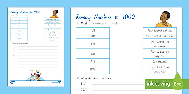 Stage 5 Reading Numbers to 1000 (teacher made) - Twinkl