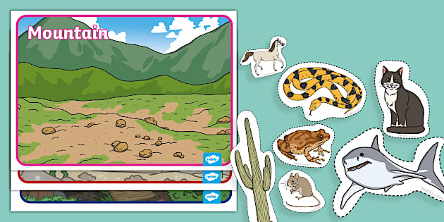 Living Things and Their Habitats Sorting Activity