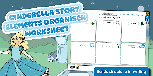 Cinderella Story Elements Organiser Worksheet