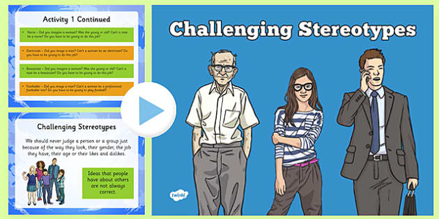 KS2 Challenging Stereotypes Activity PowerPoint | Twinkl