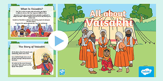 EYFS All about Vaisakhi Information PowerPoint - Twinkl
