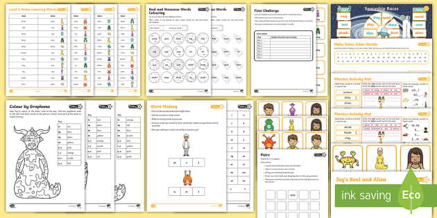 Level 5 Set 1 Twinkl Phonics Screening Check Home Learning Tasks