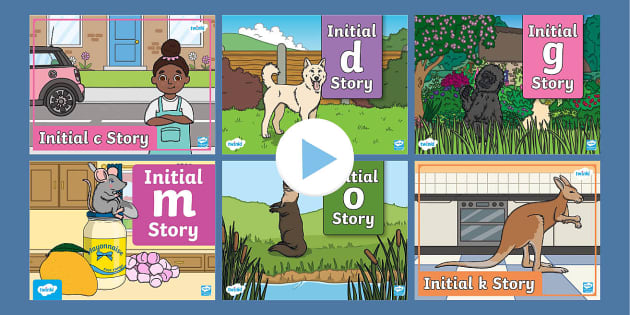 M D G O C K Initial Sounds Story Powerpoint Pack