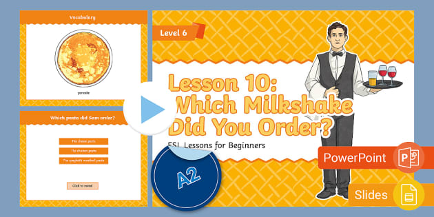 ESL Curriculum: Level 6, Lesson 10 (Hecho por educadores)