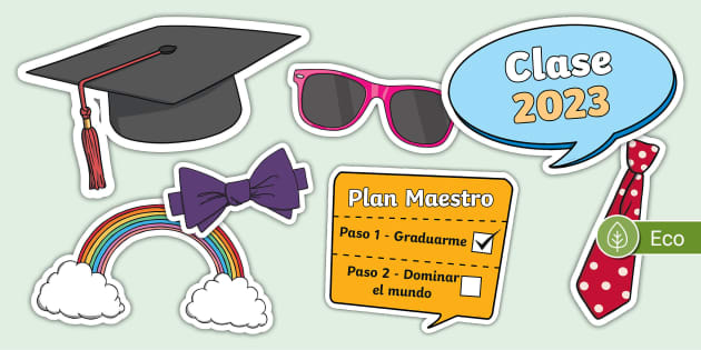 Recortables: Graduados de Pre-escolar (teacher made)