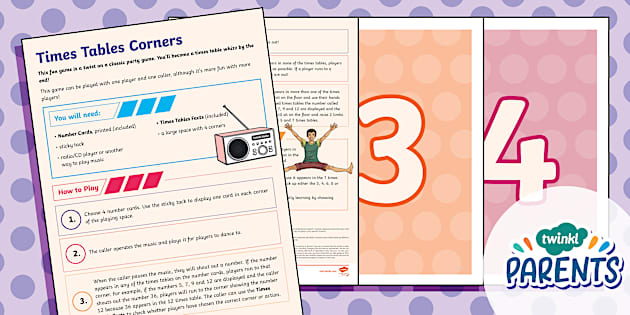 SEND Maths Support: Times Tables Corners (Year 4)