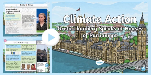 UKS2 Climate Action Daily News PowerPoint - English - Twinkl