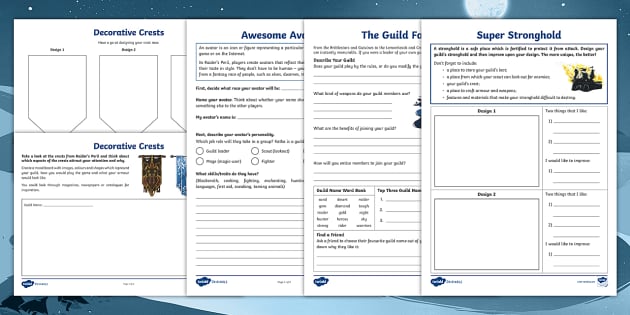 Raider's Peril: The Guild Factor Activity Pack