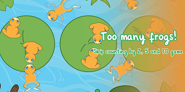 👉 Too Many Frogs: Skip Counting by 2, 5 and 10 Game