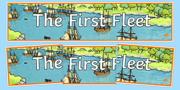 The First Fleet Banner