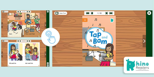 Level 2b Reading Scheme eBook: Tap and Bam (teacher made)