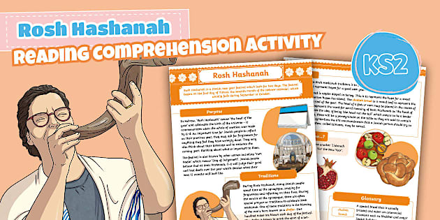 LKS2 Rosh Hashanah Reading Comprehension Activity