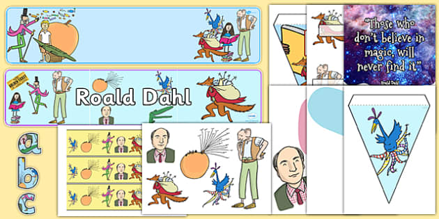 Reading Corner Roald Dahl Themed Display Pack - Twinkl